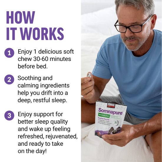 Somnapure Melatonin-Free Soft Chews - Force Factor