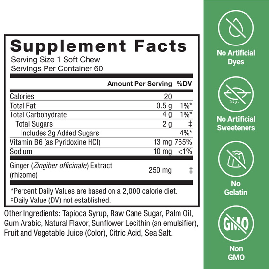 Ginger Soft Chews - Force Factor