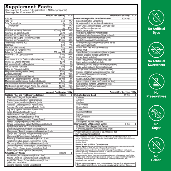 Smarter Greens Energy Powder - Force Factor