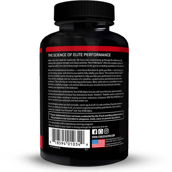 Test X180 Alpha - Force Factor